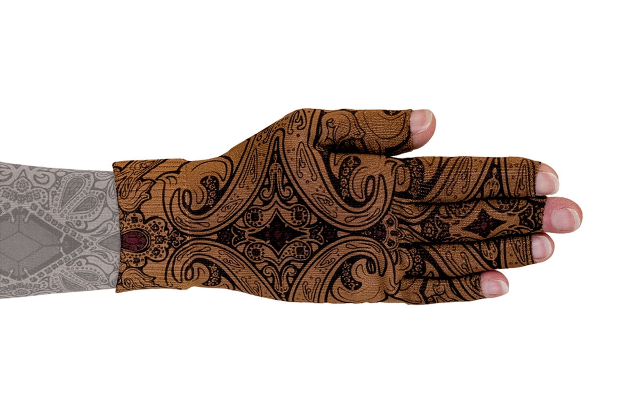 Compression Glove for Women - Audrey Mocha - 30-40mmHg Medium for ...