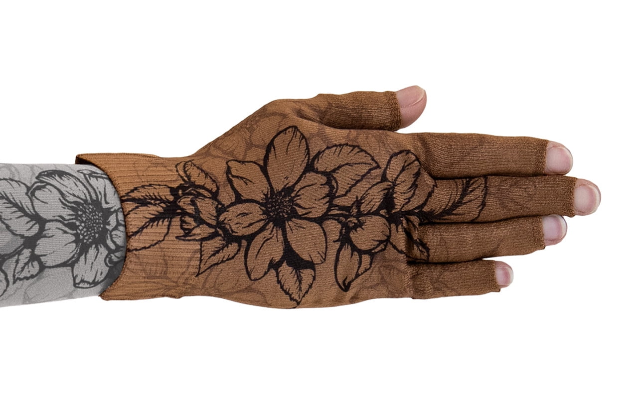 Compression Glove for Women - Carolina Mocha - 20-30mmHg Medium for ...