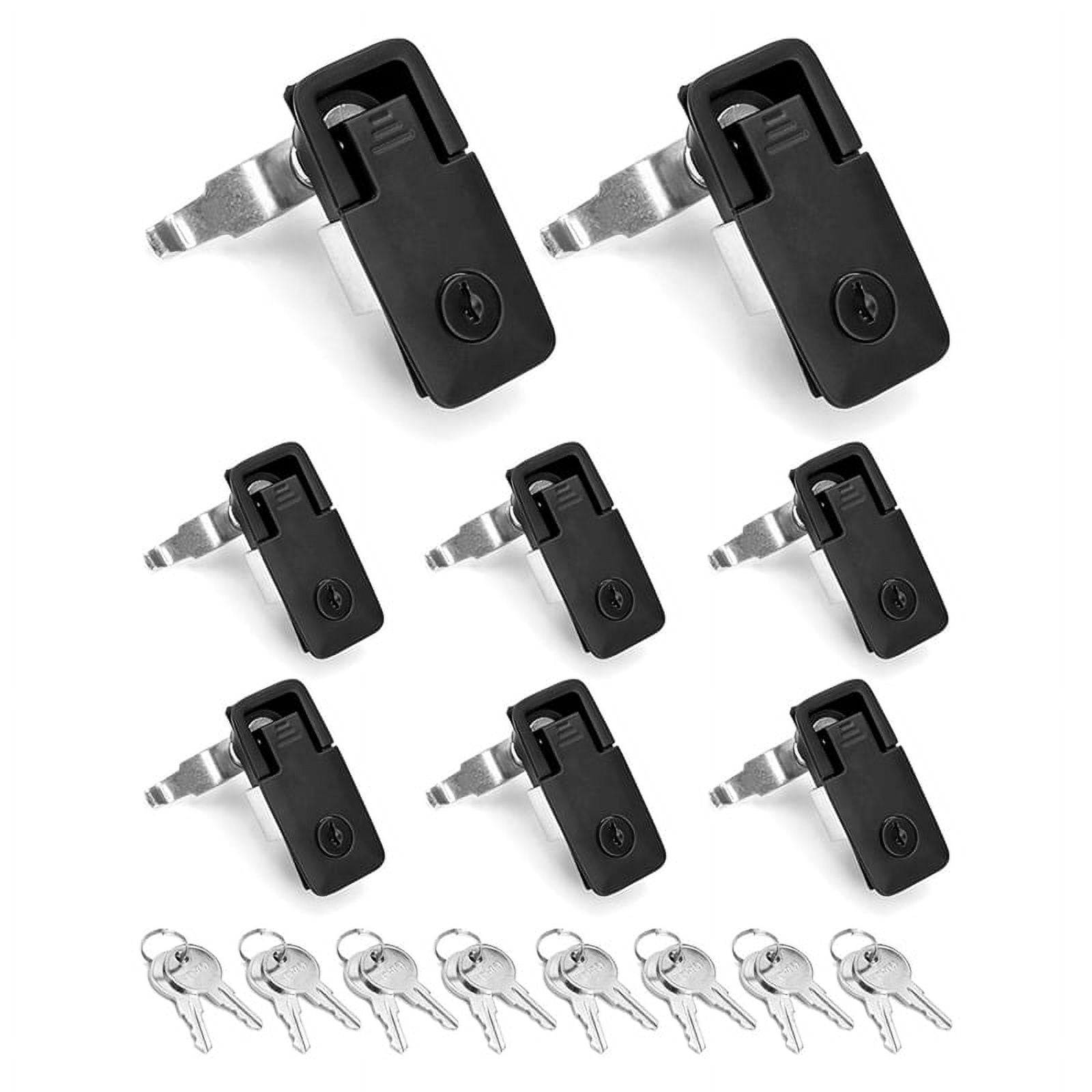 Compression Latch Flush Sealed Lever Trigger, 8 Pack Latches with Keys ...