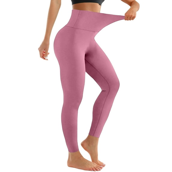 Compression Leggings for Women Workout Stretchy High Waisted Quick ...
