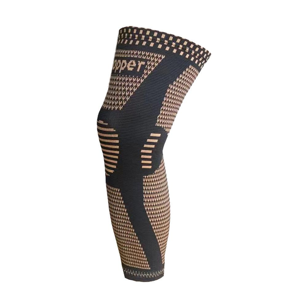 Compression Long Sleeve Support Leg Knee Pad Brace Arthritis Pattela ...