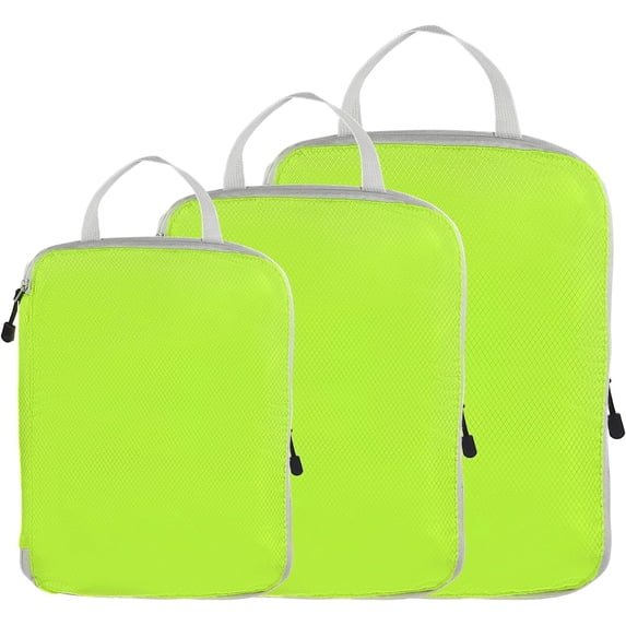 Compression Packing Cube for Travel, 3 Set Waterproof Nylon Luggage ...