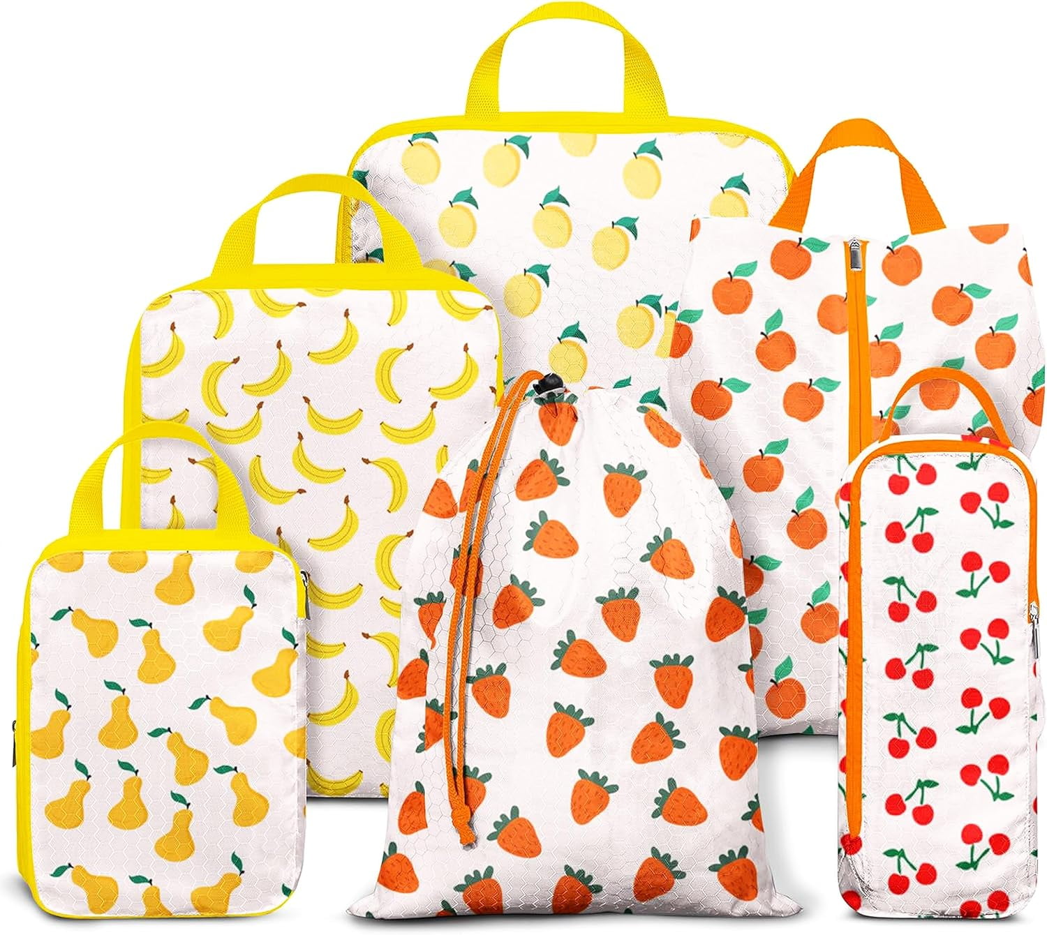 Compression Packing Cubes for Suitcases, 6 Set Travel Luggage Organizer ...