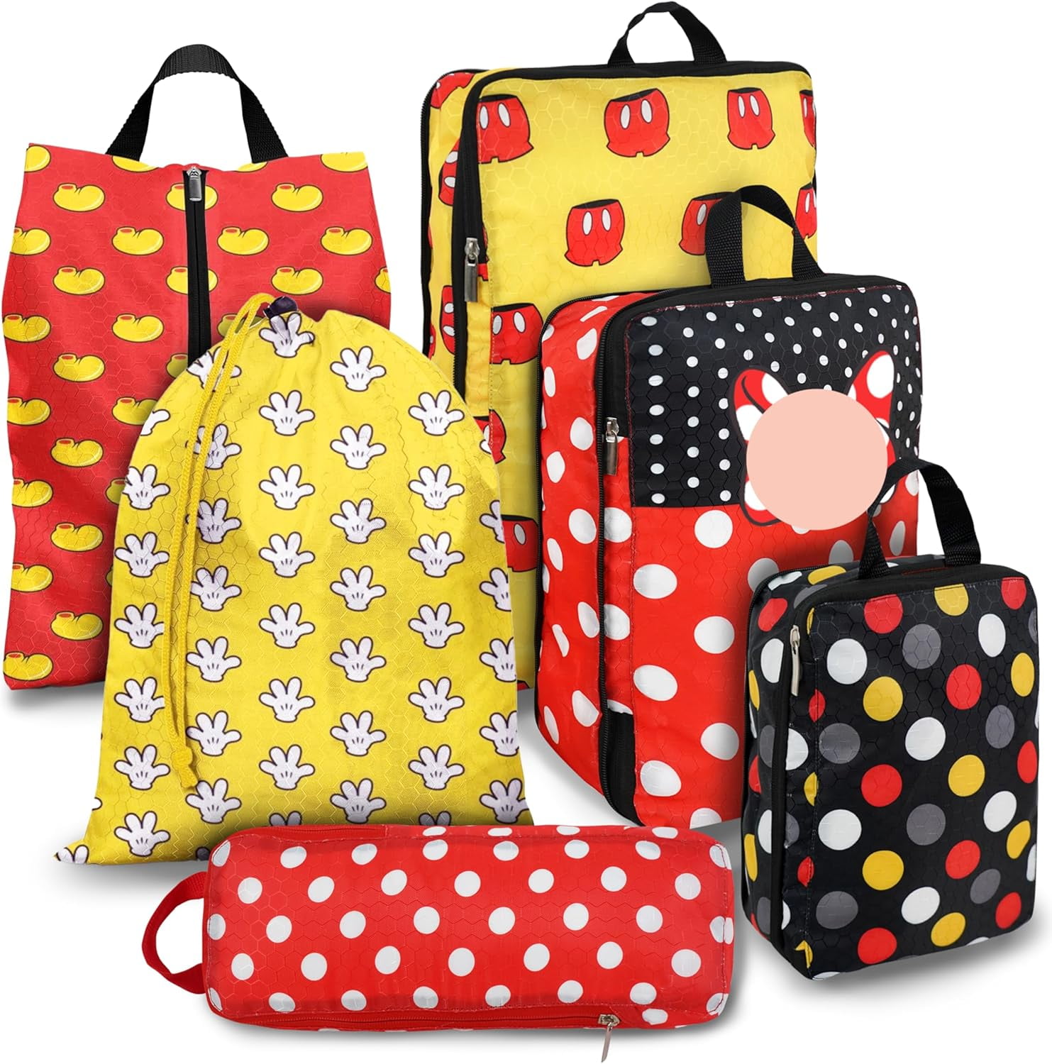 Compression Packing Cubes for Suitcases, 6 Set Travel Luggage Organizer ...