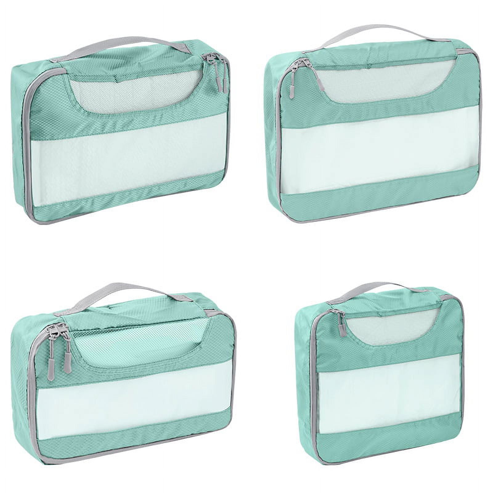 Compression Packing Cubes for Travel, 4pcs/set Luggage Organizers ...