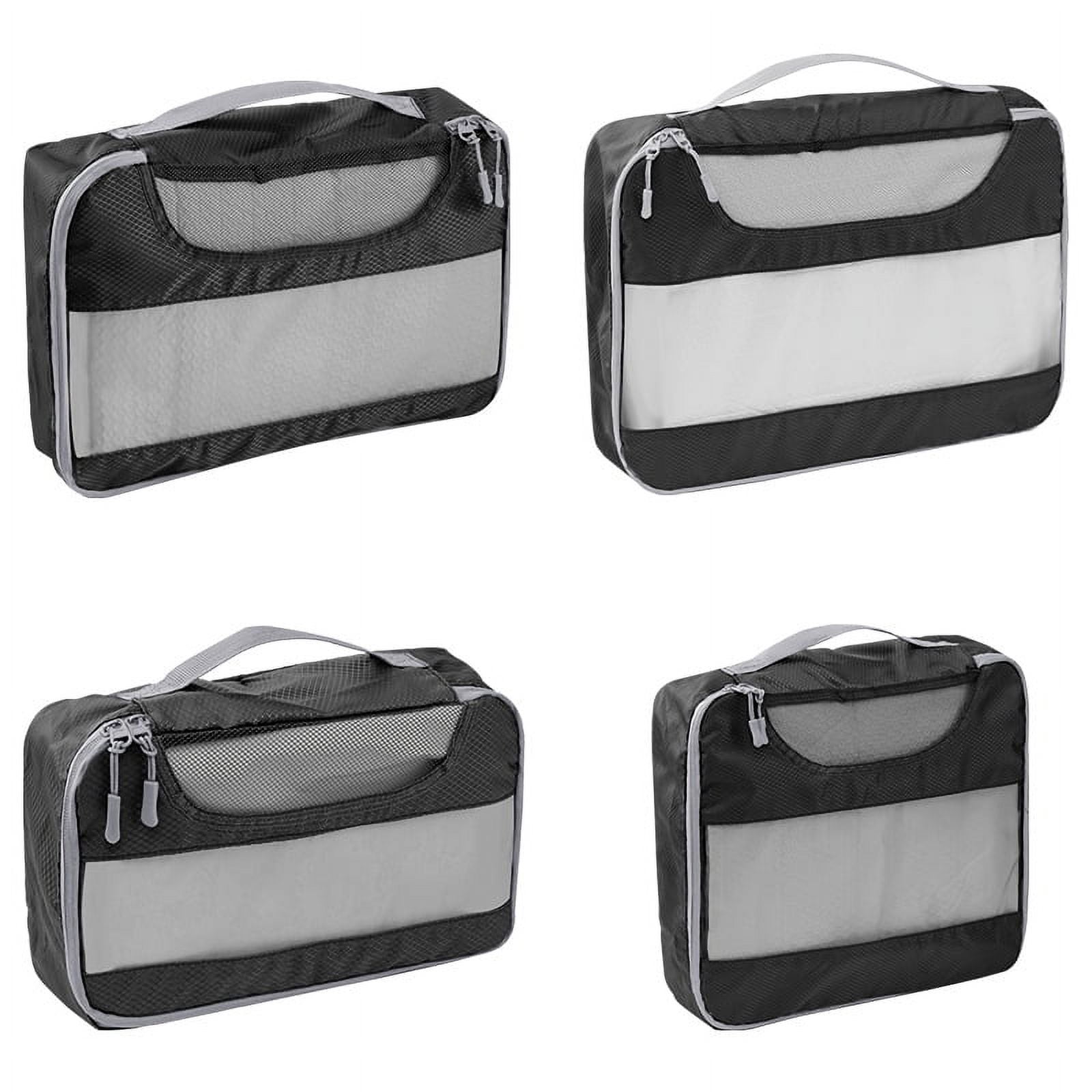 Compression Packing Cubes for Travel, 4pcs/set Luggage Organizers ...