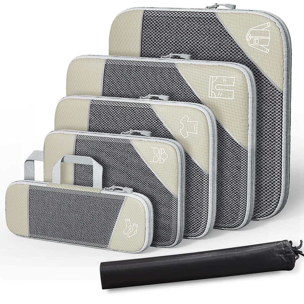 Compression Packing Cubes for Travel,5 Set Travel Packing Cubes ...