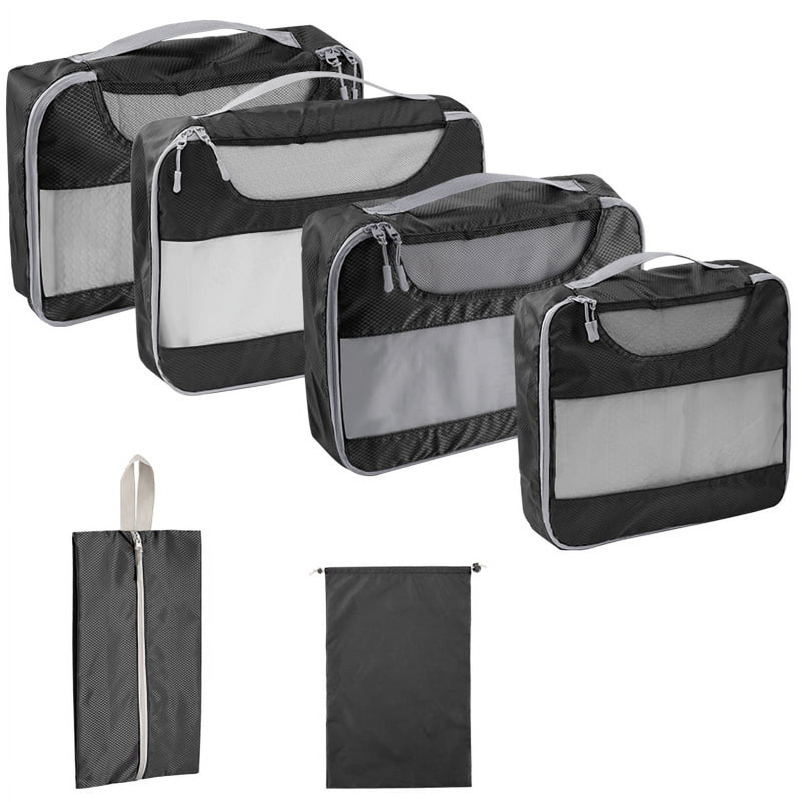 Compression Packing Cubes for Travel, 6pcs/set Luggage Organizers ...