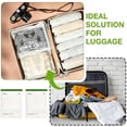Compression Packing Cubes for Travel, Hand Roll Up Space Bags, No ...