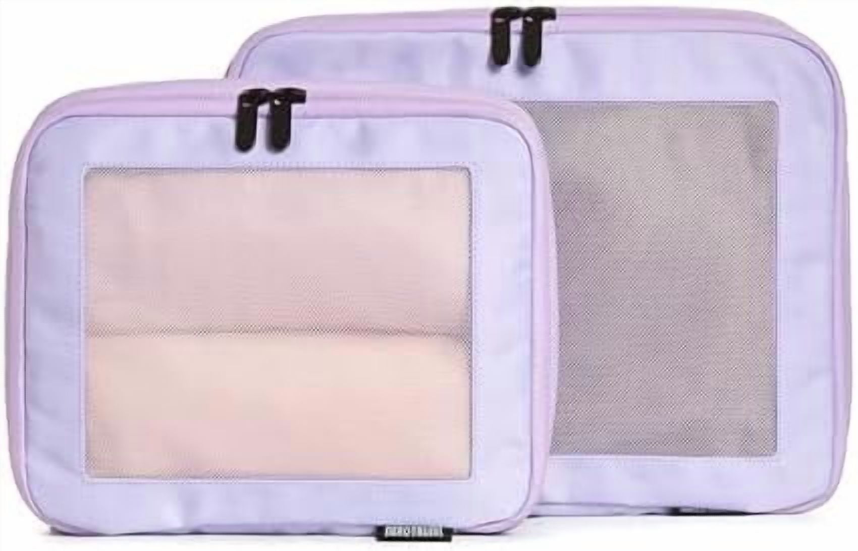 Compression Packing Cubes for Travel - Luggage Organizer Bags - Double ...