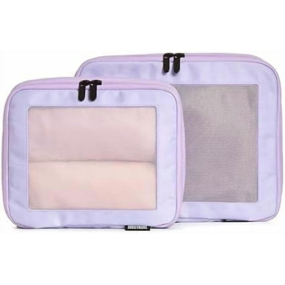 Compression Packing Cubes for Travel - Luggage Organizer Bags - Double ...