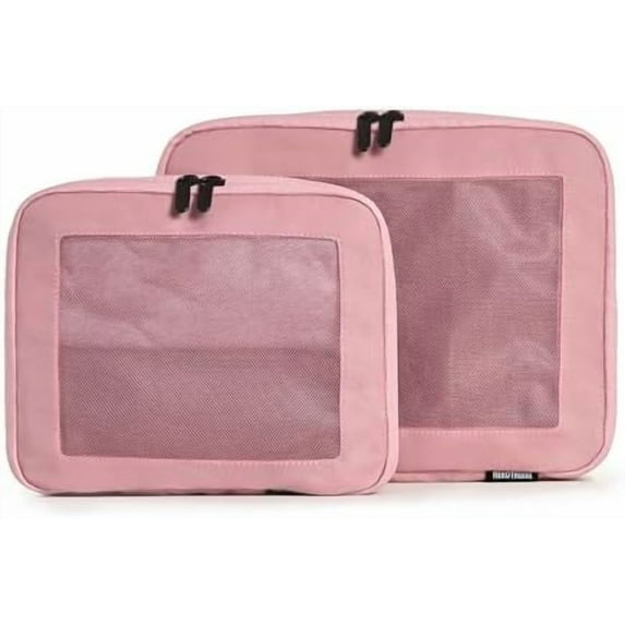 Compression Packing Cubes for Travel - Luggage Organizer Bags - Double ...