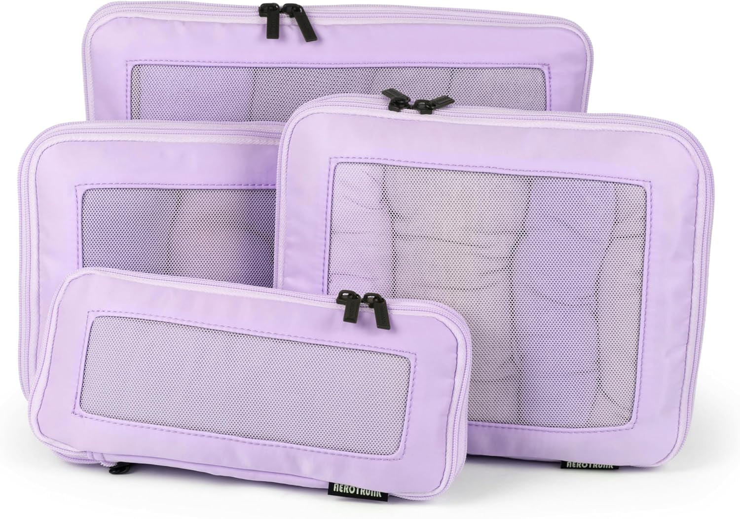 Compression Packing Cubes for Travel - Luggage Organizer Bags - Double ...