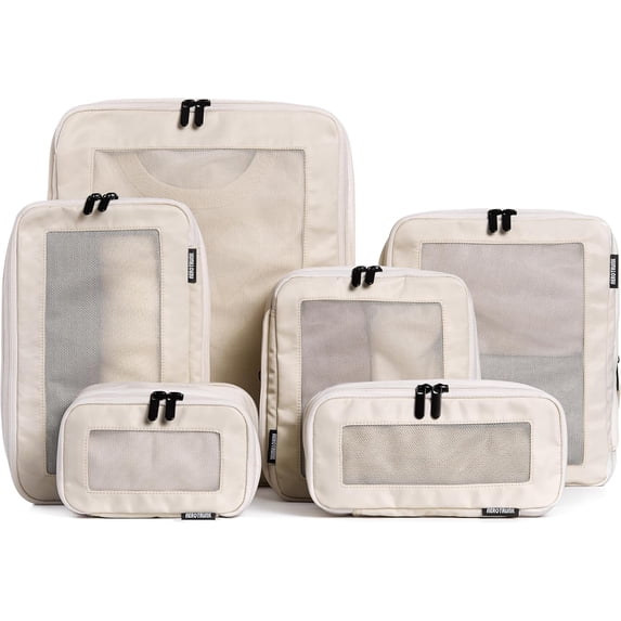 Compression Packing Cubes for Travel - Luggage Organizer Bags - Double ...