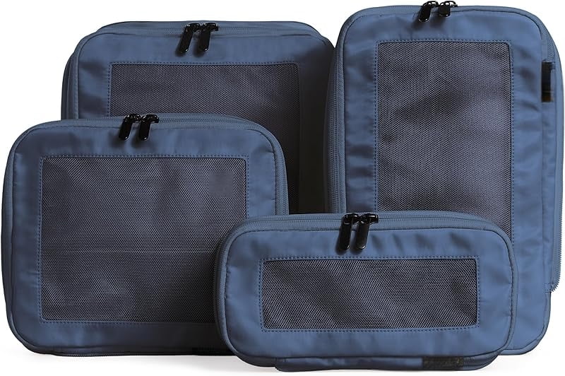 Compression Packing Cubes for Travel - Luggage Organizer Bags - Double ...