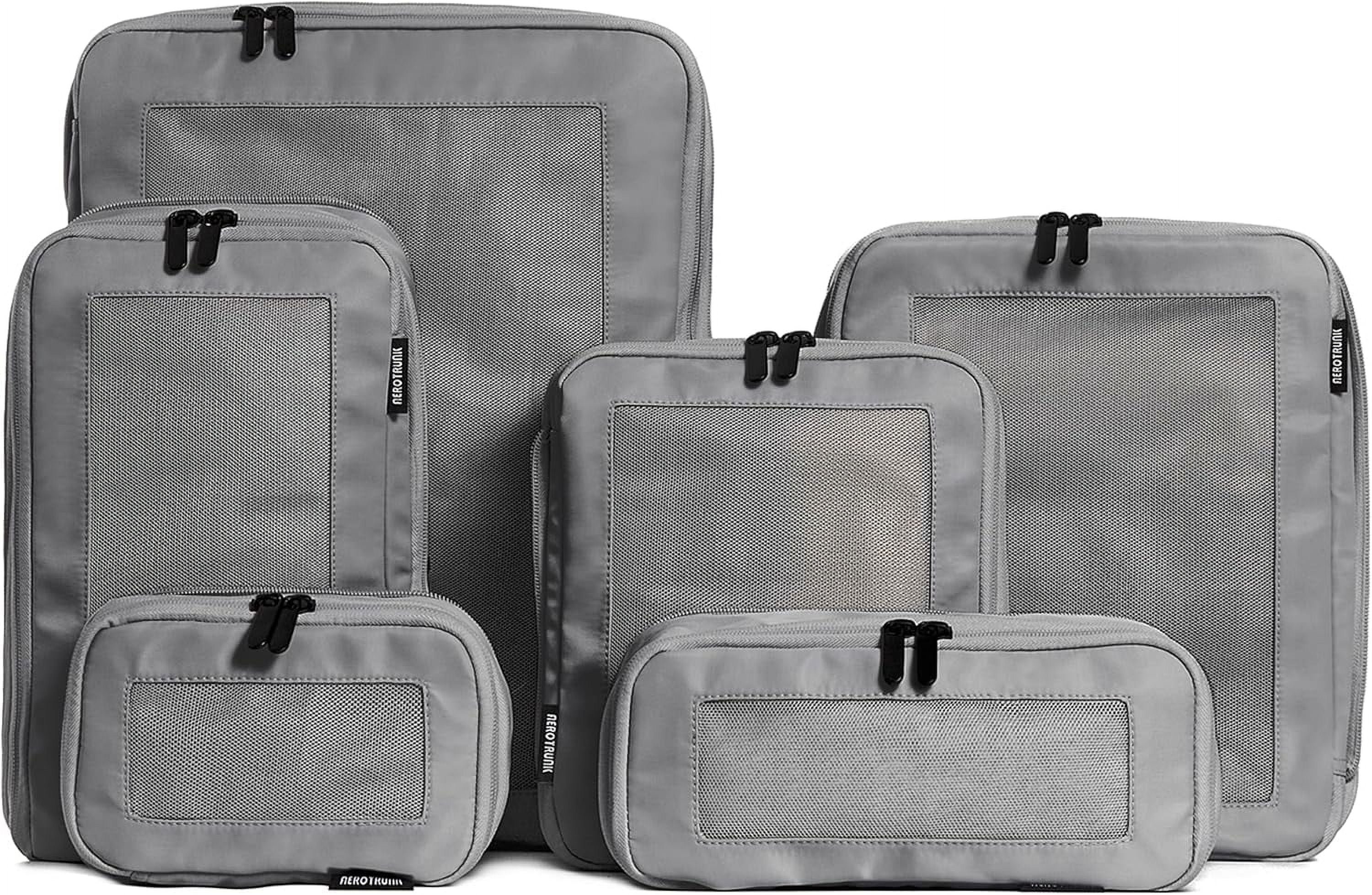 Compression Packing Cubes for Travel - Luggage Organizer Bags - Double ...