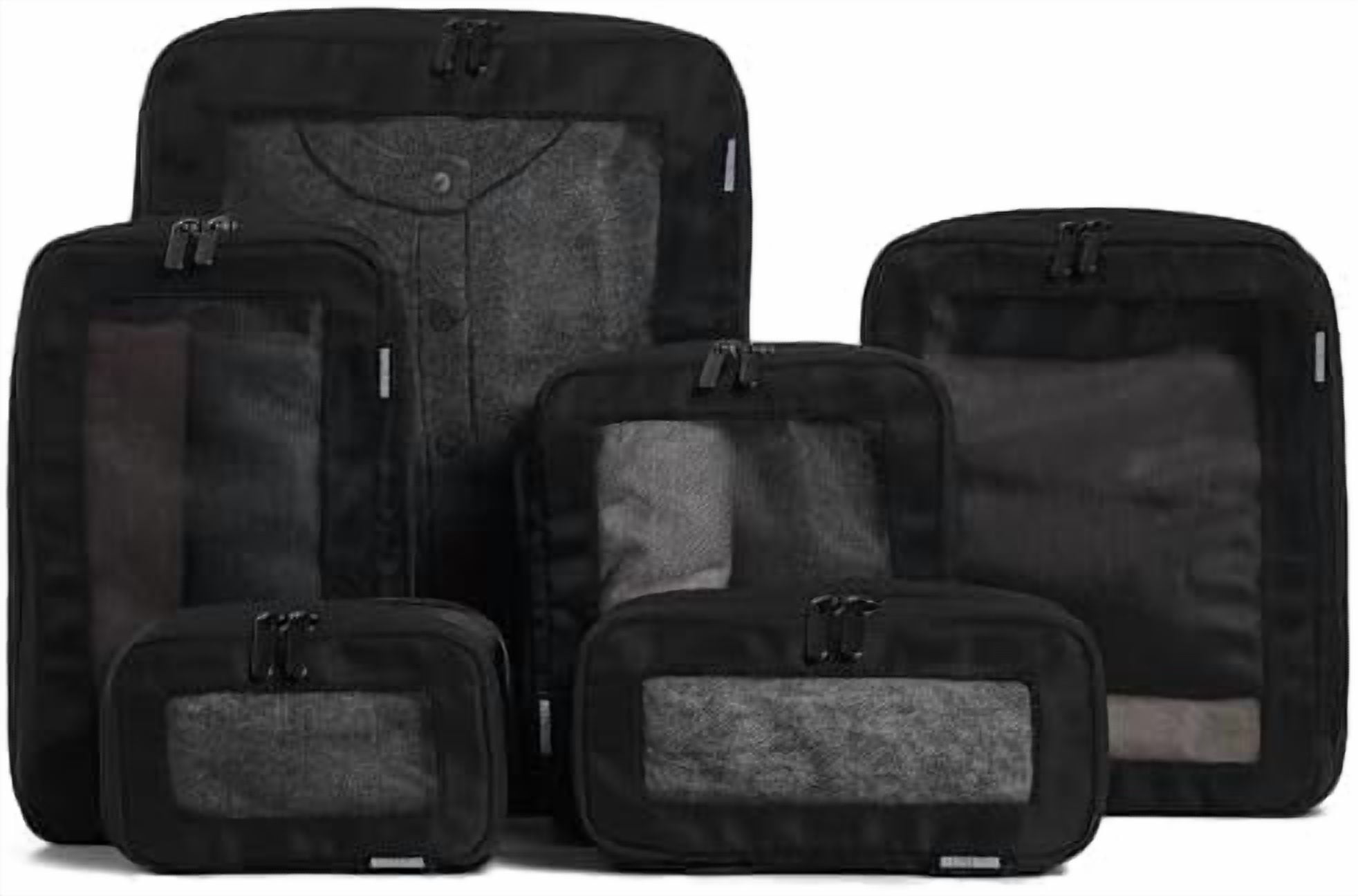 Compression Packing Cubes for Travel - Luggage Organizer Bags - Double ...