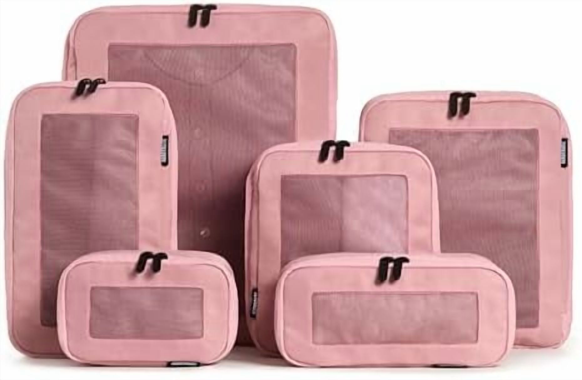Compression Packing Cubes for Travel - Luggage Organizer Bags - Double ...