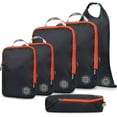 Compression Packing Cubes for Travel-Luggage and Backpack Organizer ...
