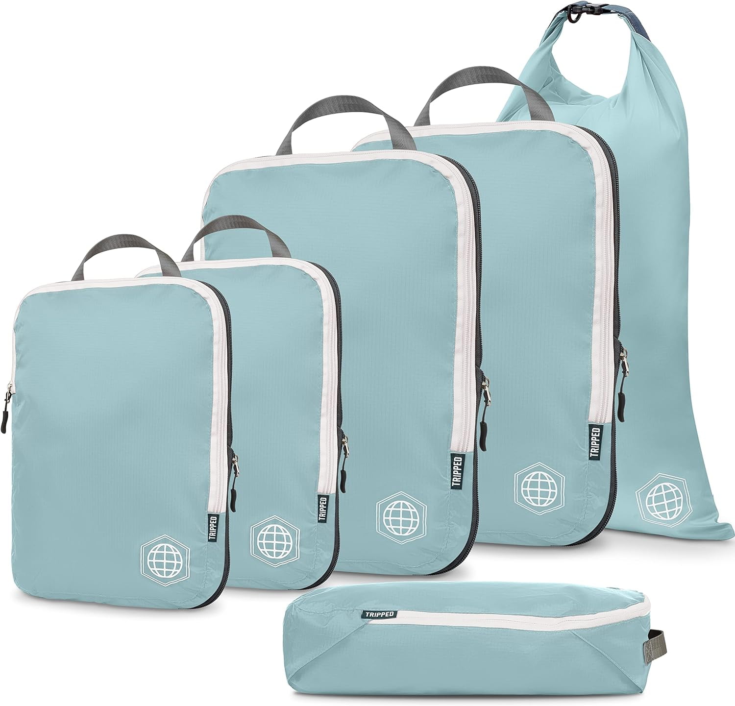 Compression Packing Cubes for Travel - Luggage and Backpack Organizer ...