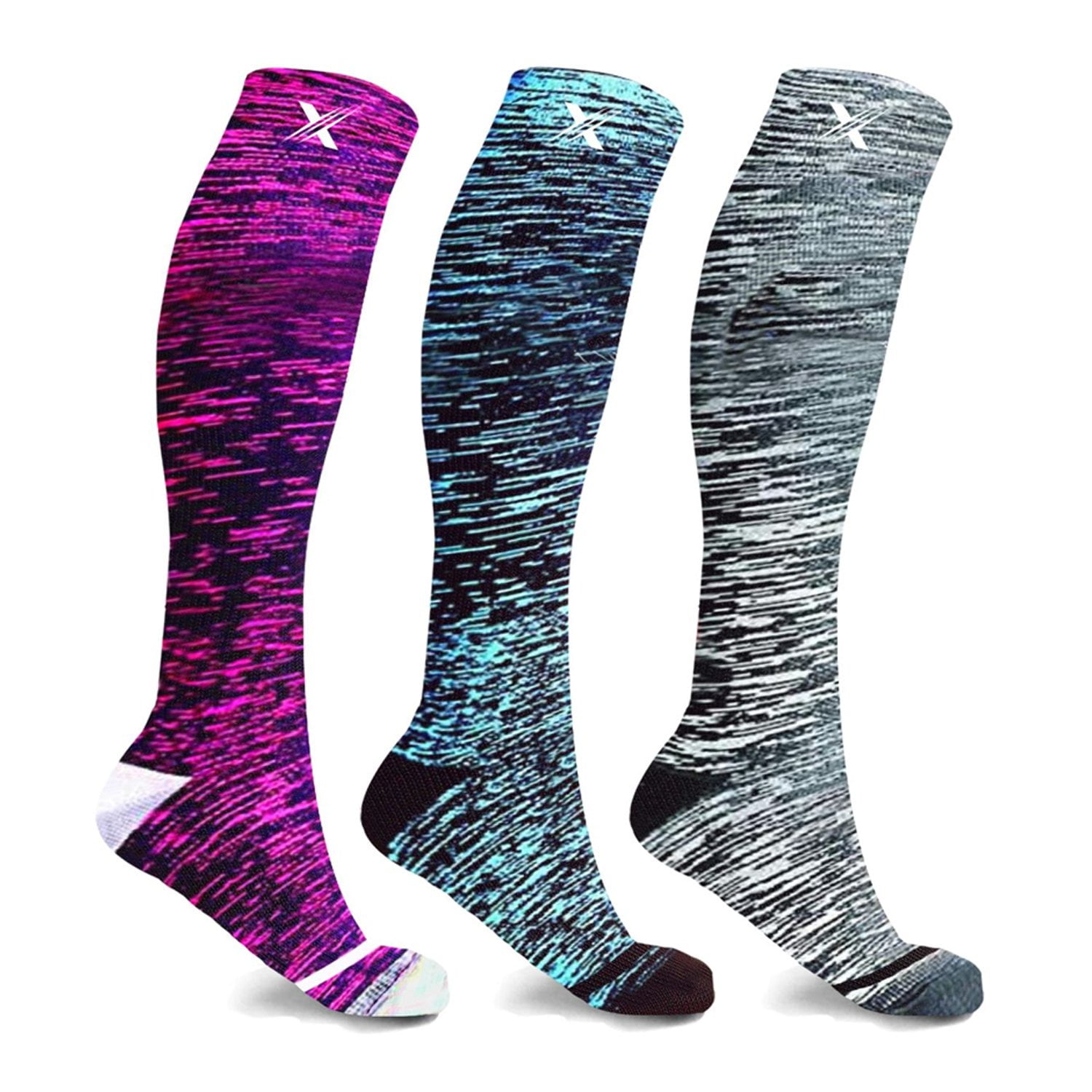 Compression Performance Socks Improved Circulation & Support for Men and Women, 3 Pack - Walmart.com