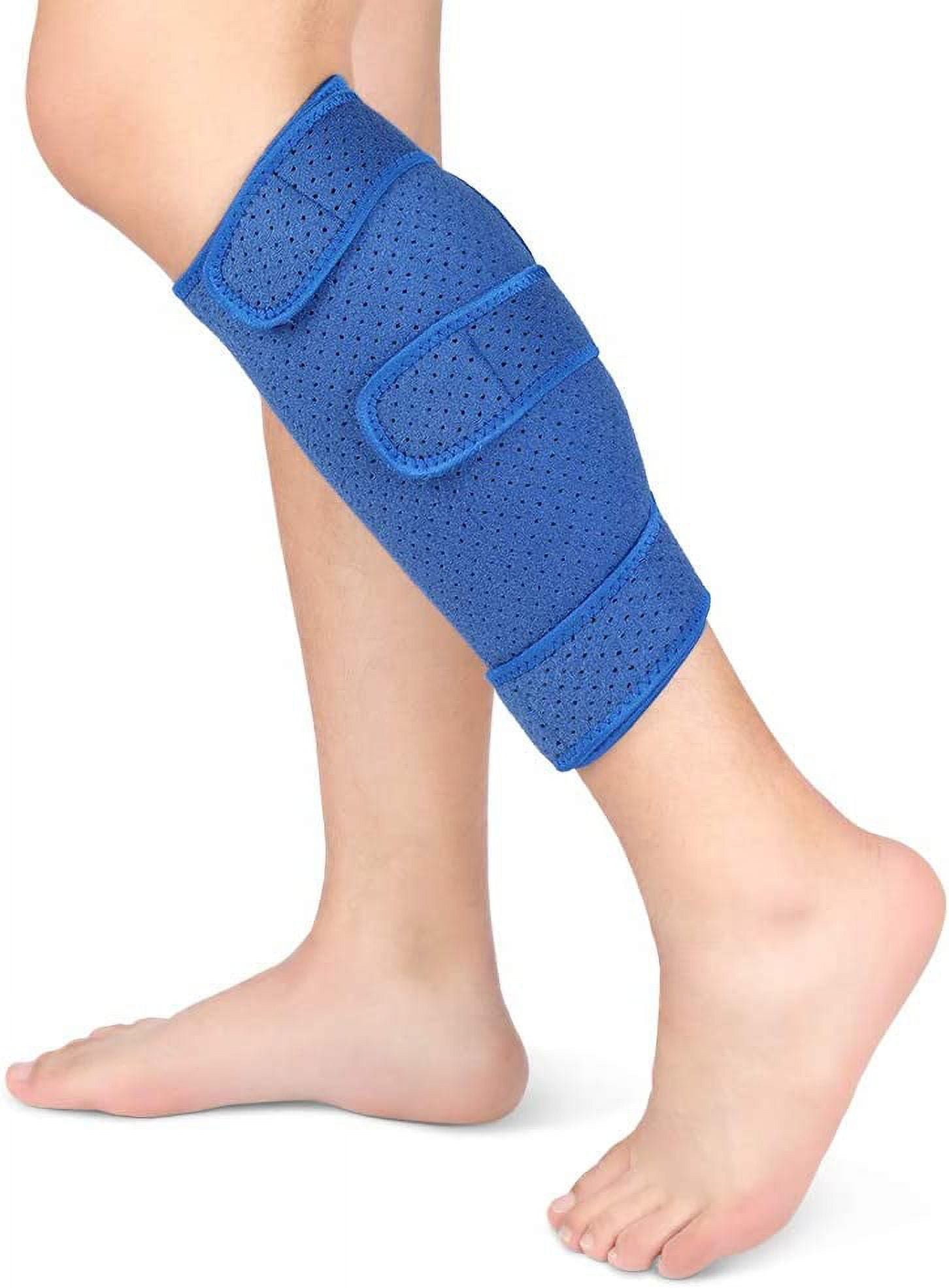 Compression Shin Splint Calf Brace, Adjustable Support for Torn Calves ...