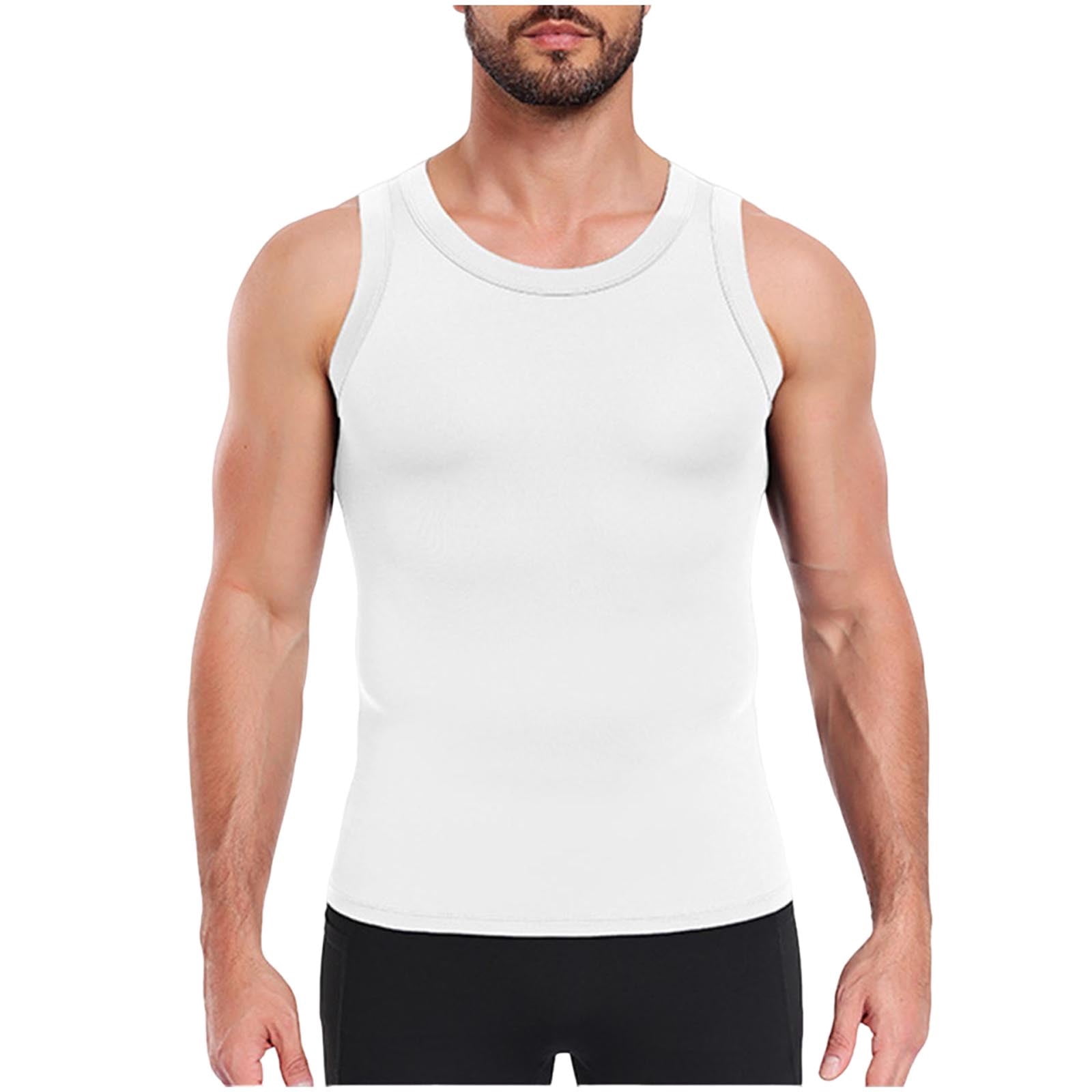 Compression Shirt Men Slimming Undershirt Body Shaper Vest,Compression ...