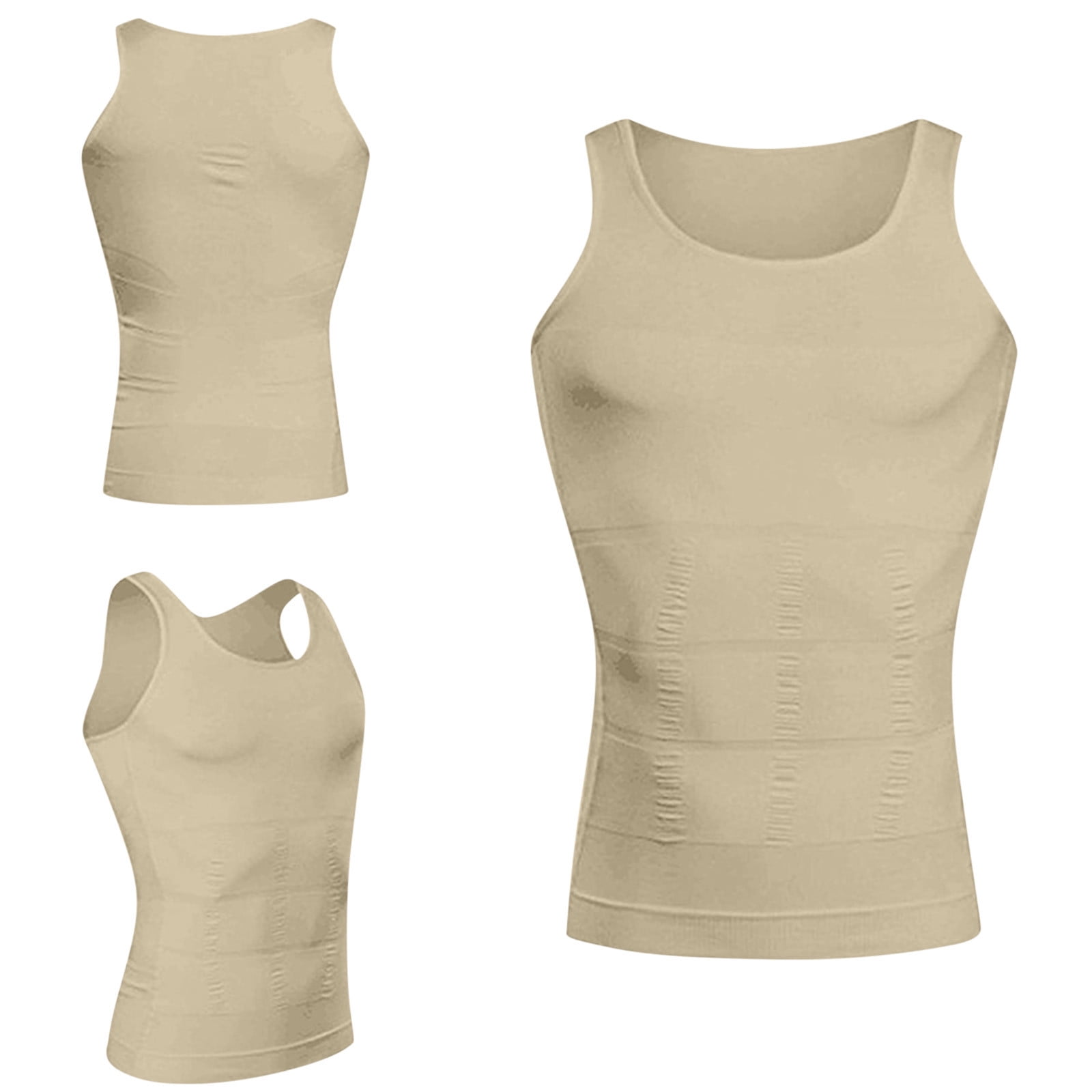 Compression Shirt, Men’s Slimming Underwaist Shaper Tank Top ...