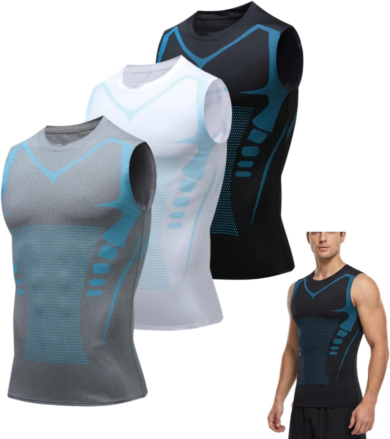 Compression Shirt Mens Tank Tops Feel the Power of Confidence Energy ...
