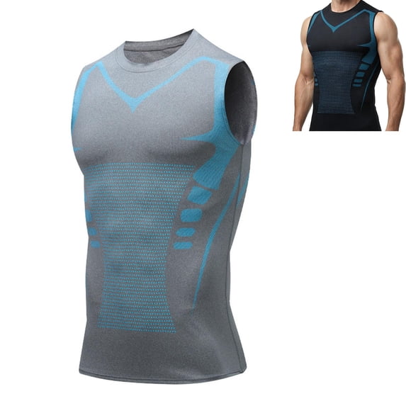Compression Shirt for Men – Men’s Waist‑Shaping Vest, Compression Tank ...
