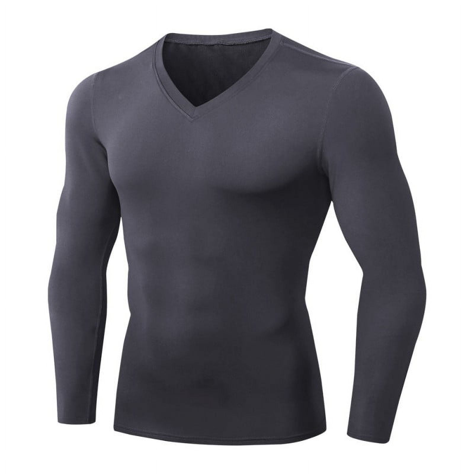 Compression Shirts for Men Men'S Cool and Dry Fit Long Sleeved ...