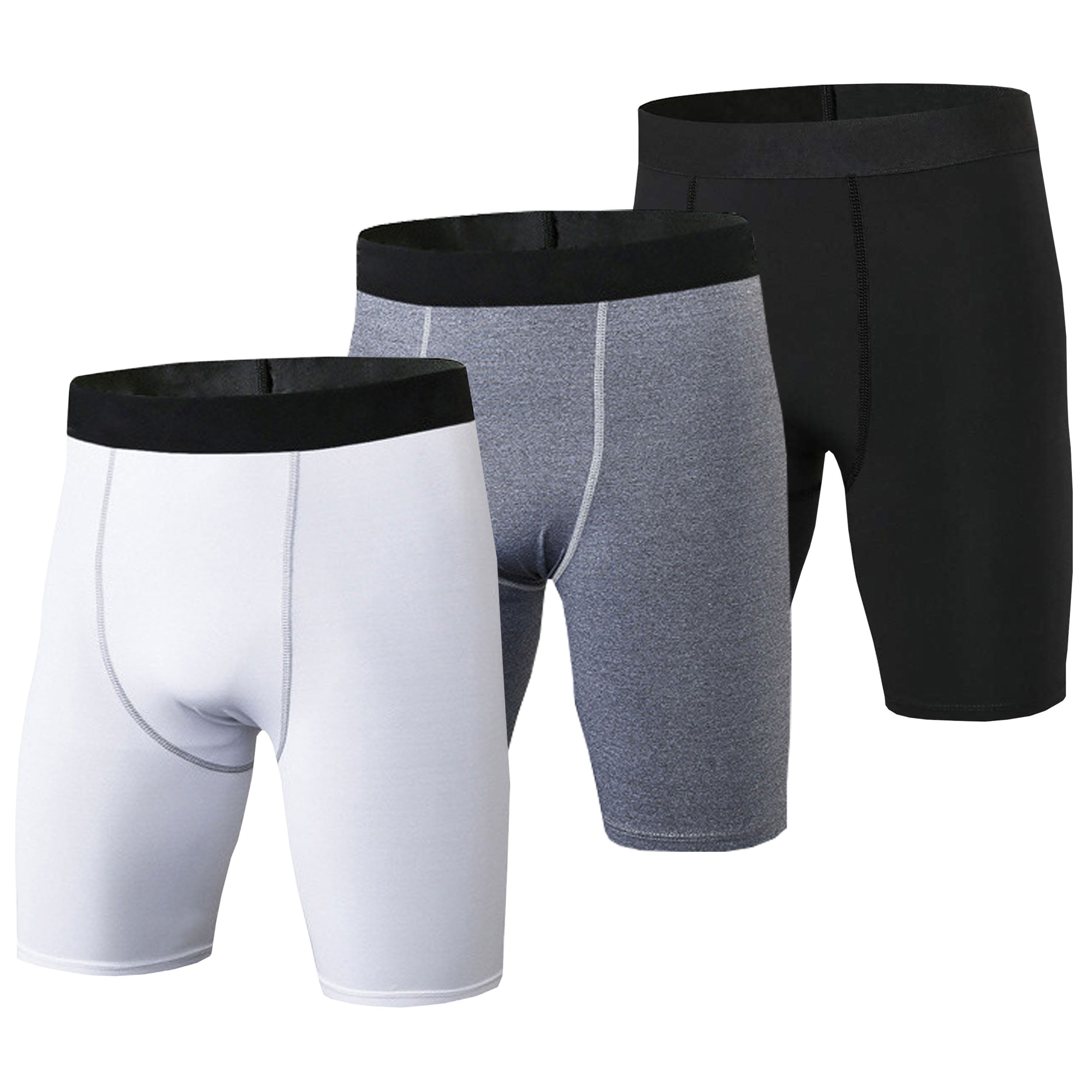 LNFINTDO Compression Shorts Men Spandex Shorts Quick Dry Athletic Sport ...