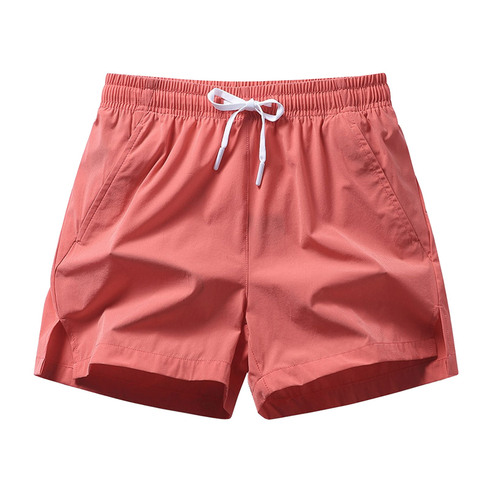 Compression Shorts for Women Basic Loose Fit Elastic Waist Womens ...