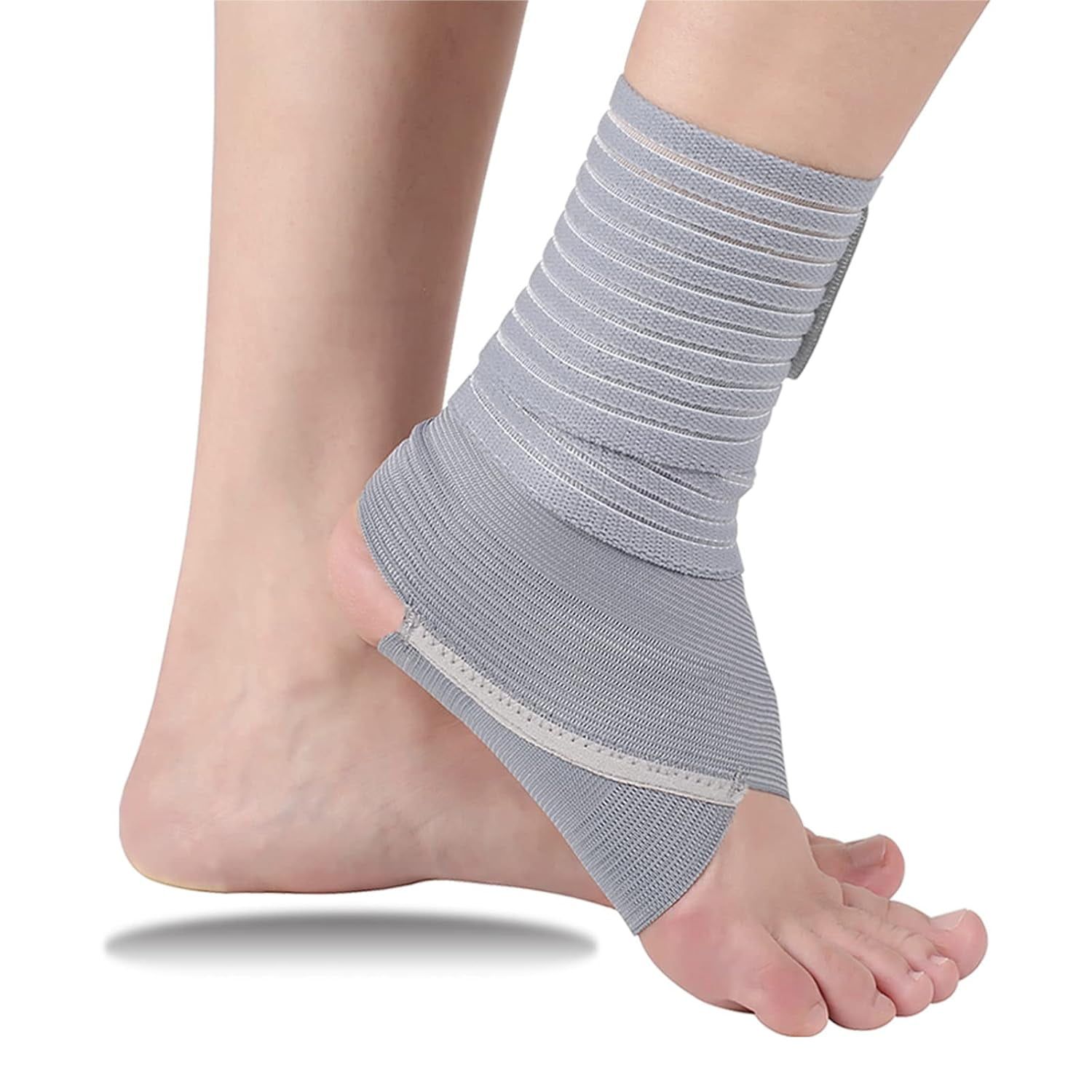 Compression Sleeve, Adjustable Ankle Support Wrap for Men Women, Anti ...