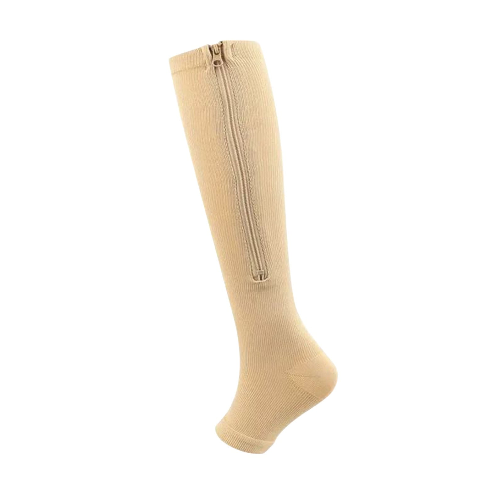 Compression Socks, 15-25 MmHg Support, Non-Slip Cusioned, Long Flight ...