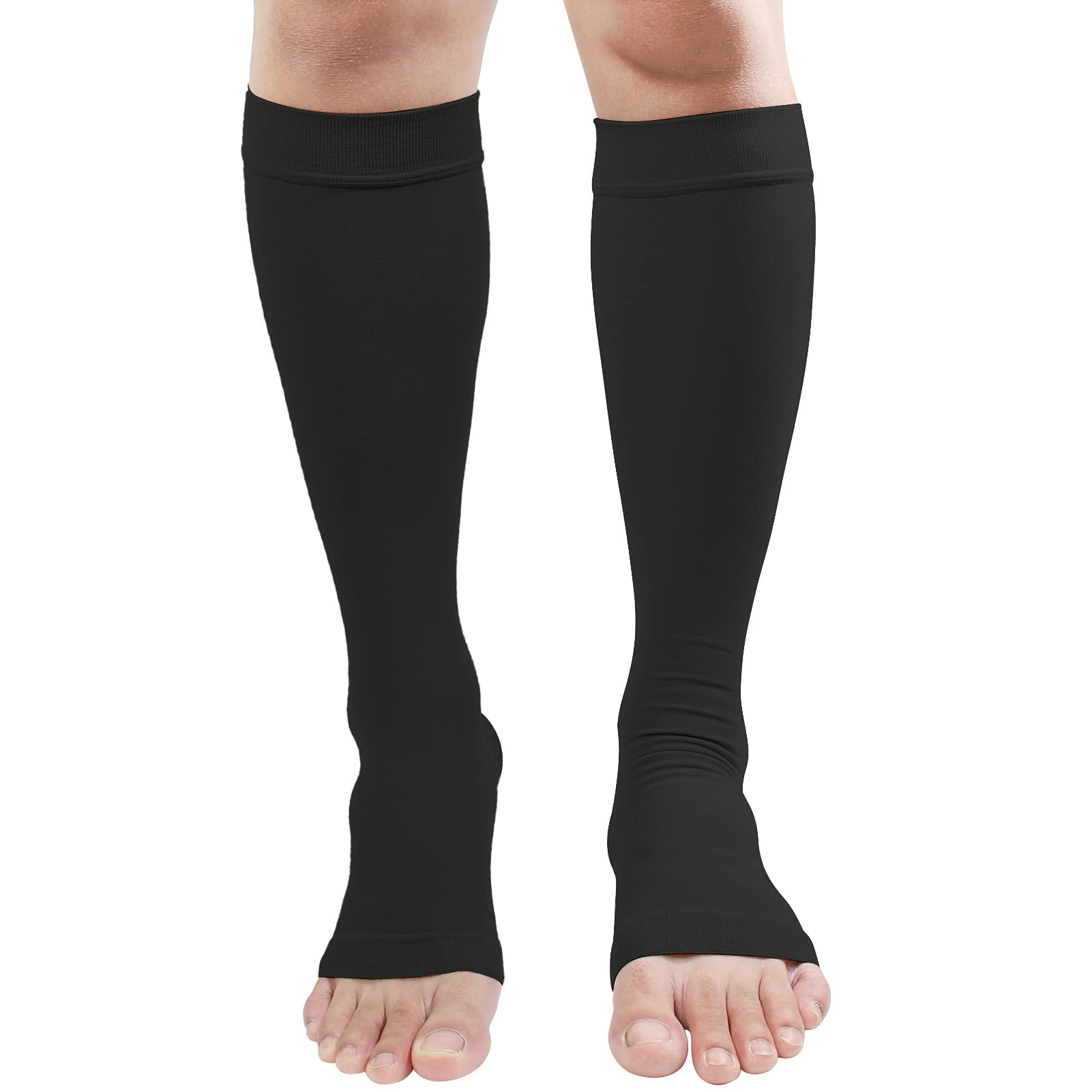 Compression Socks, 20-30 mmHg Graduated Knee-Hi Compression Stockings ...