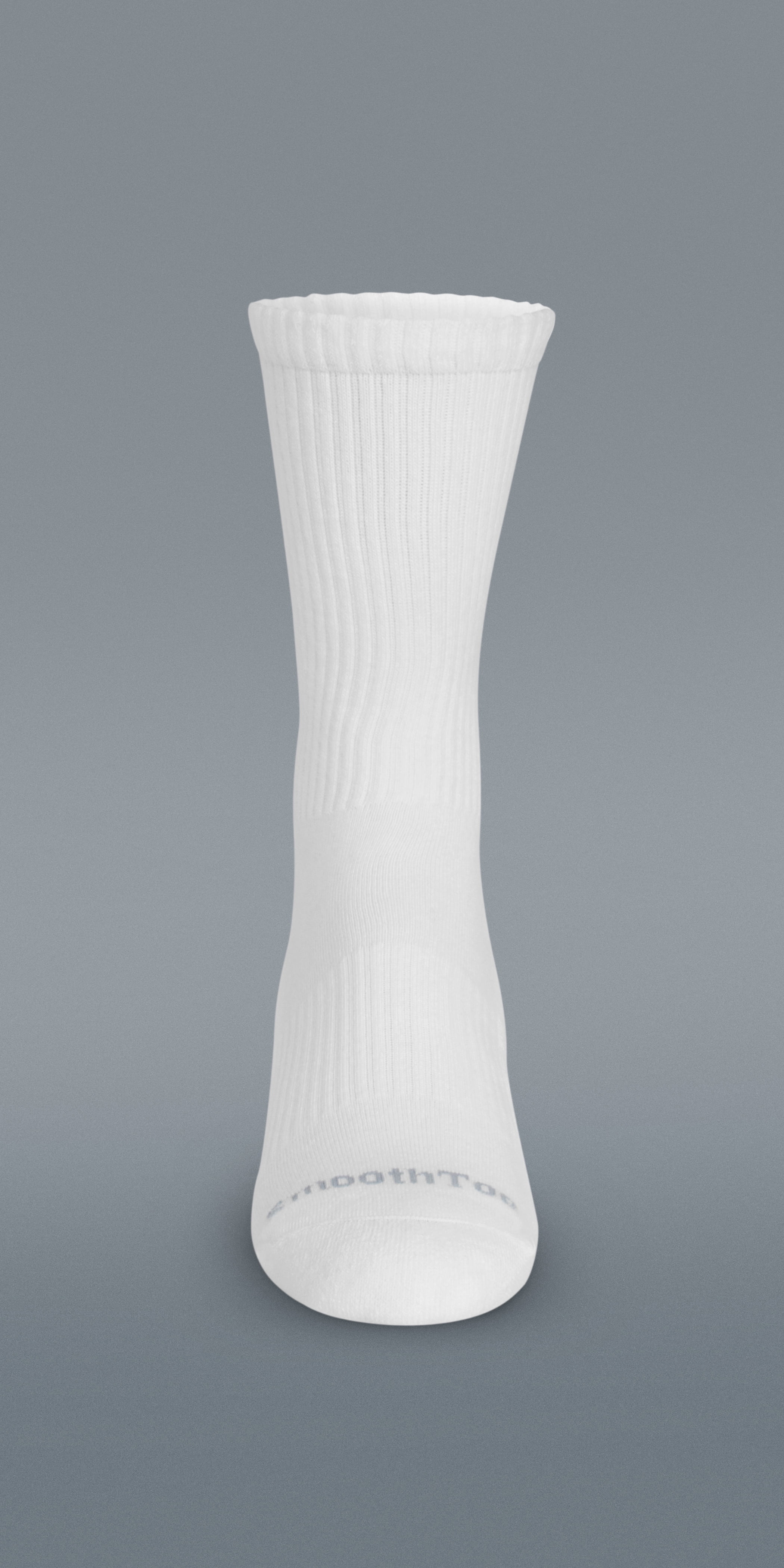 Compression Socks - Crew, White, Small by SmoothToe - Walmart.com
