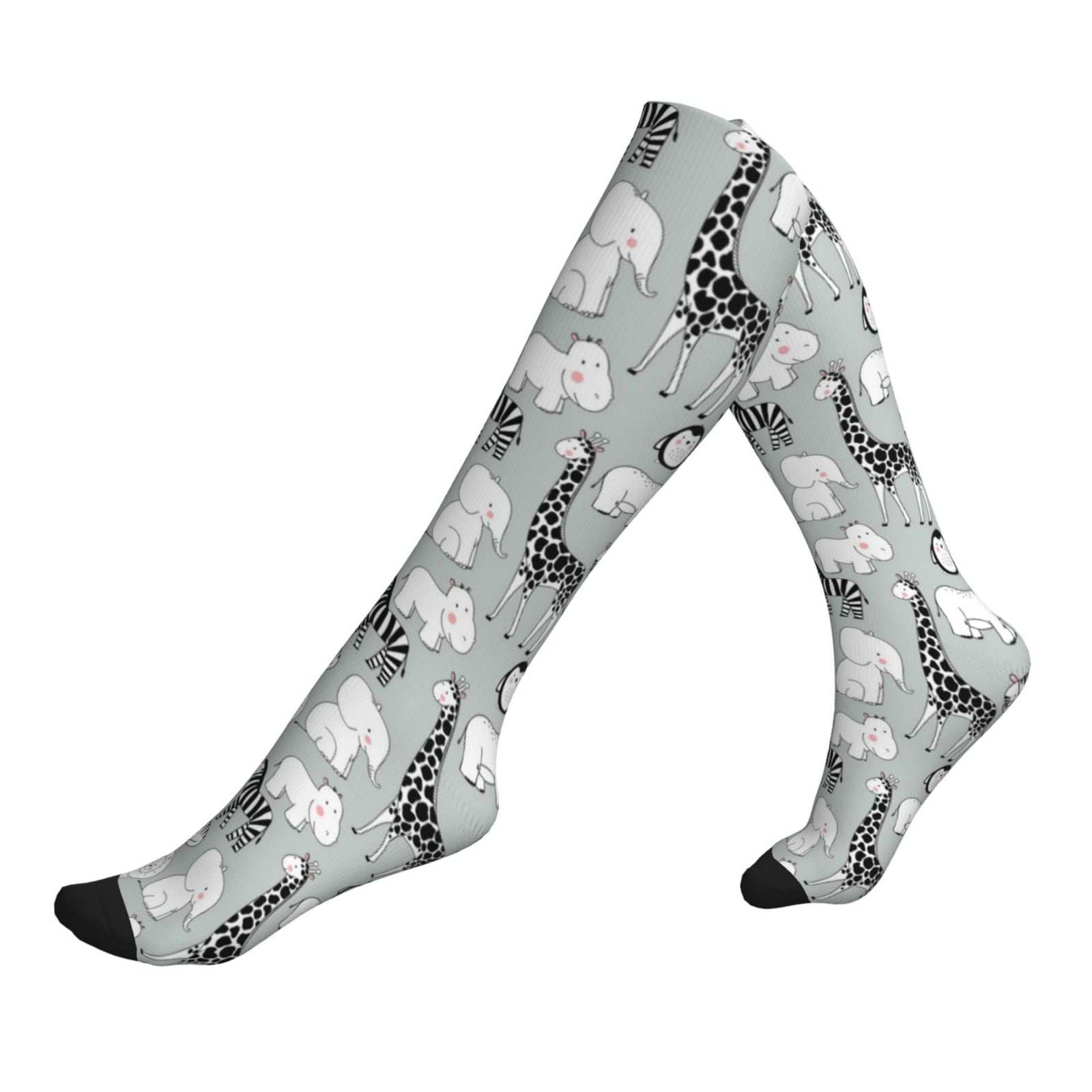 Compression Socks For Women And Men - African Animals Compression Socks ...