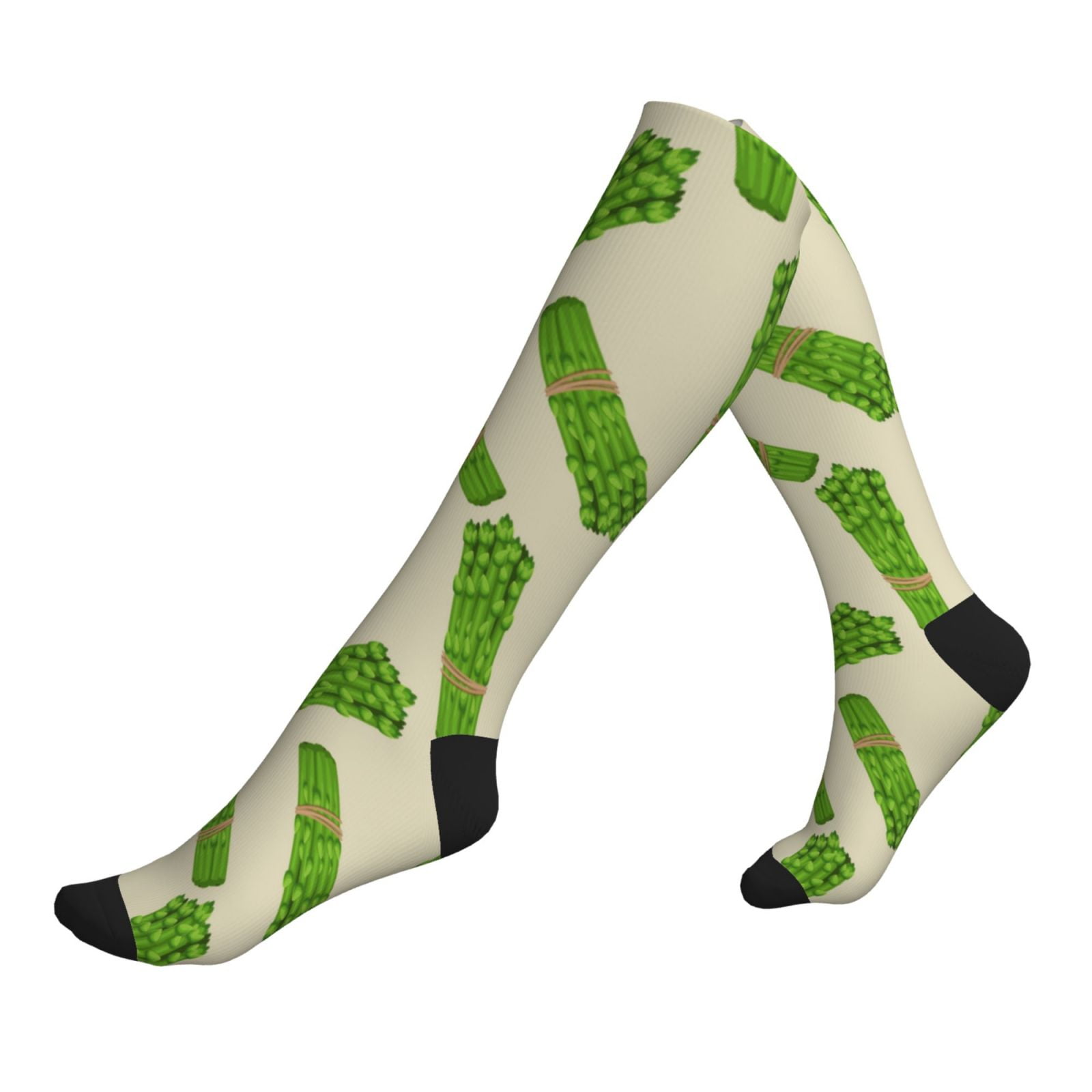 Compression Socks For Women And Men - Asparagus Green Design ...