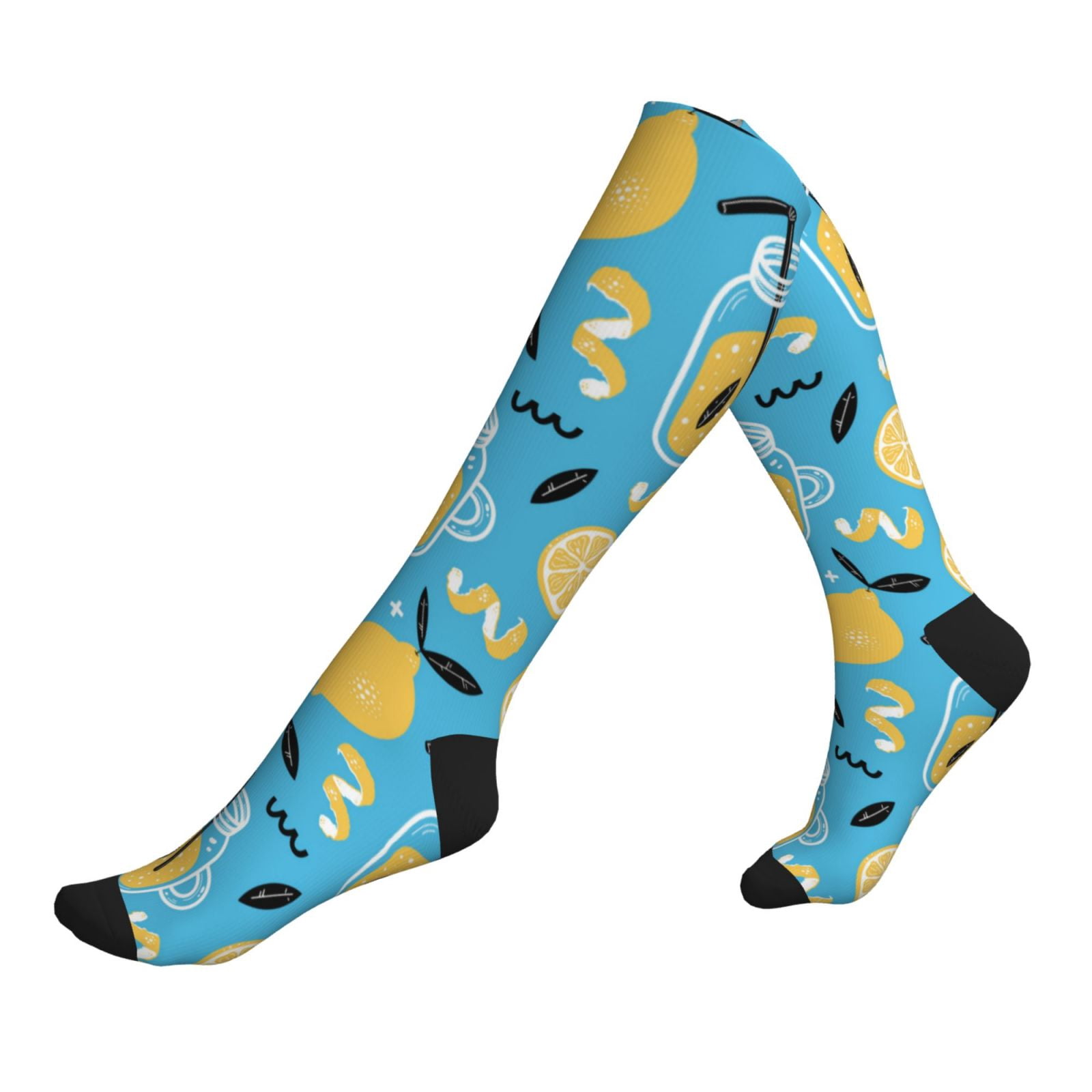 Compression Socks For Women And Men - Blue Lemon Juice Compression ...