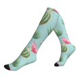 Compression Socks For Women And Men - Cactus Succulents Green ...