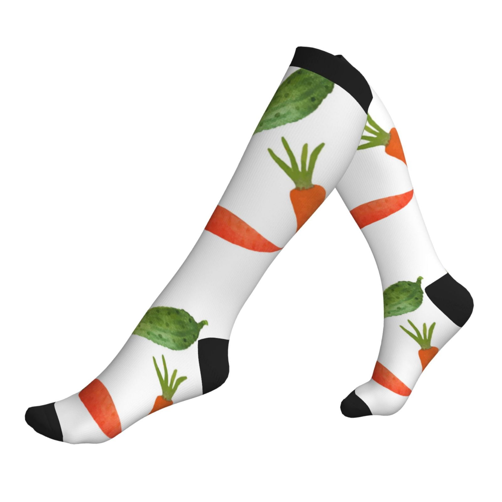 Compression Socks For Women And Men - Carrot Cucumber Compression Socks ...