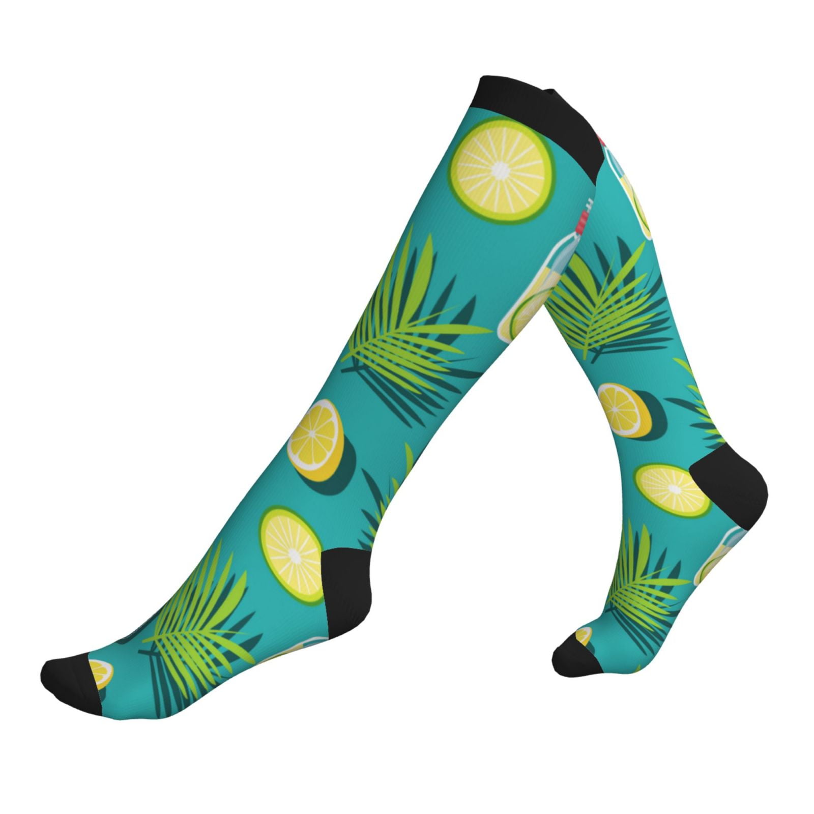 Compression Socks For Women And Men - Cartoon Lemon Juice Compression ...