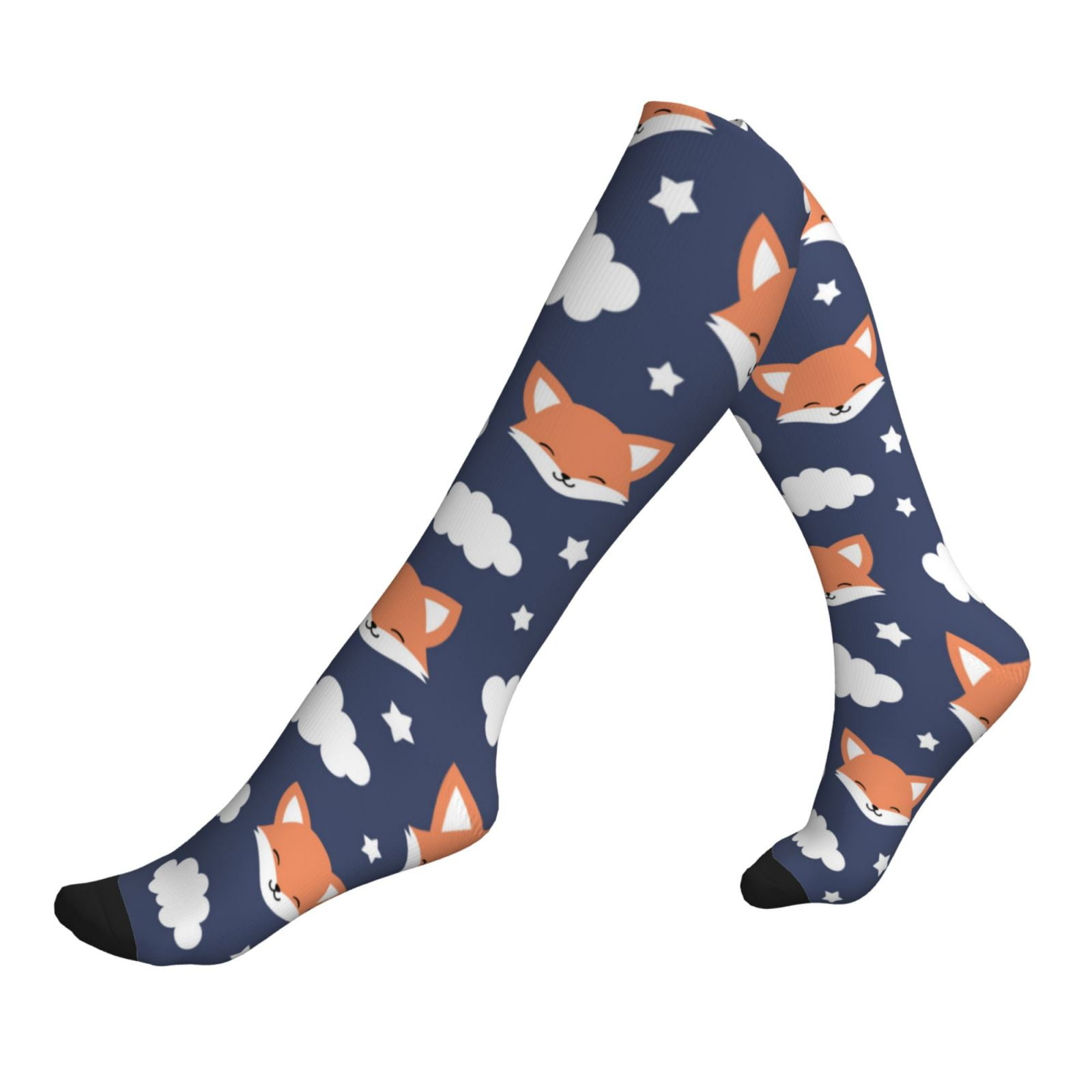 Compression Socks For Women And Men - Cloudy Star Fox Compression Socks ...