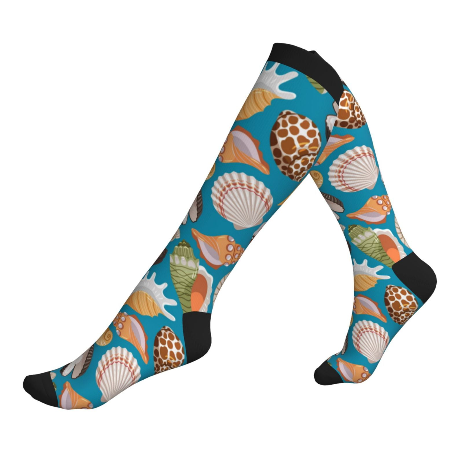 Compression Socks For Women And Men - Conch And Shells Compression ...