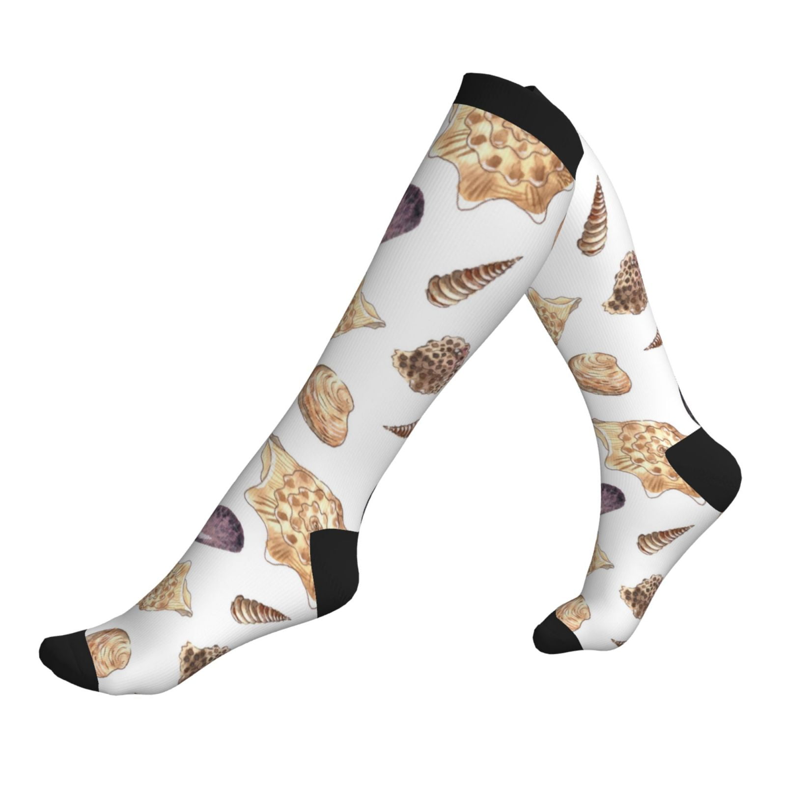 Compression Socks For Women And Men - Conch Shell No.J929 Compression ...