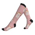 Compression Socks For Women And Men - Cowboy Hat Cute Pig Flowers ...