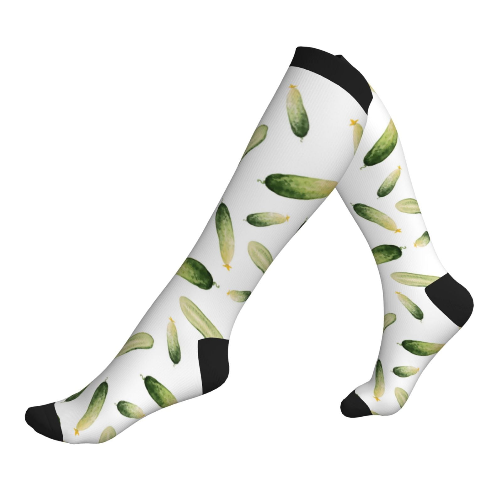 Compression Socks For Women And Men - Cucumber Funny Compression Socks ...