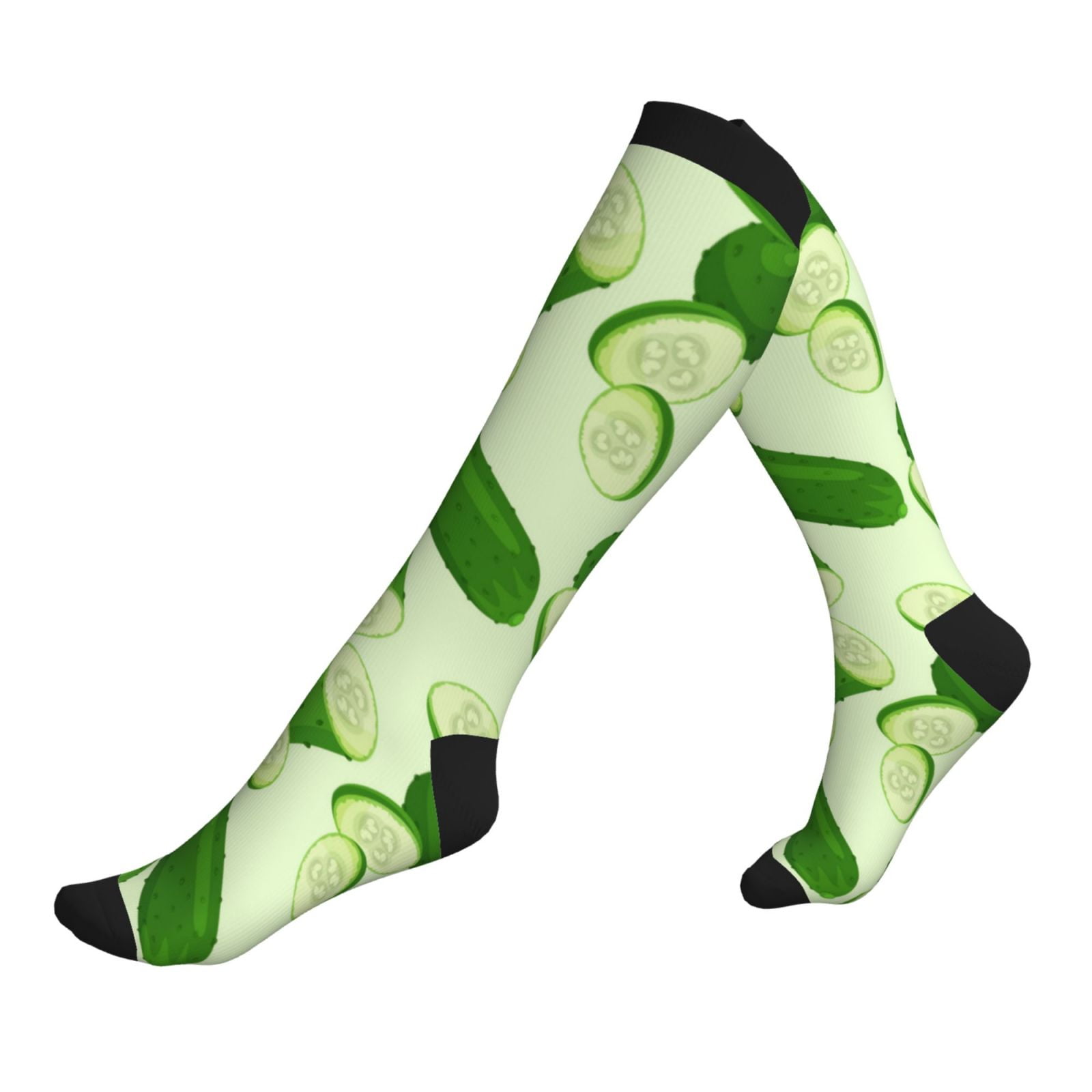 Compression Socks For Women And Men - Cucumber Green Compression Socks ...