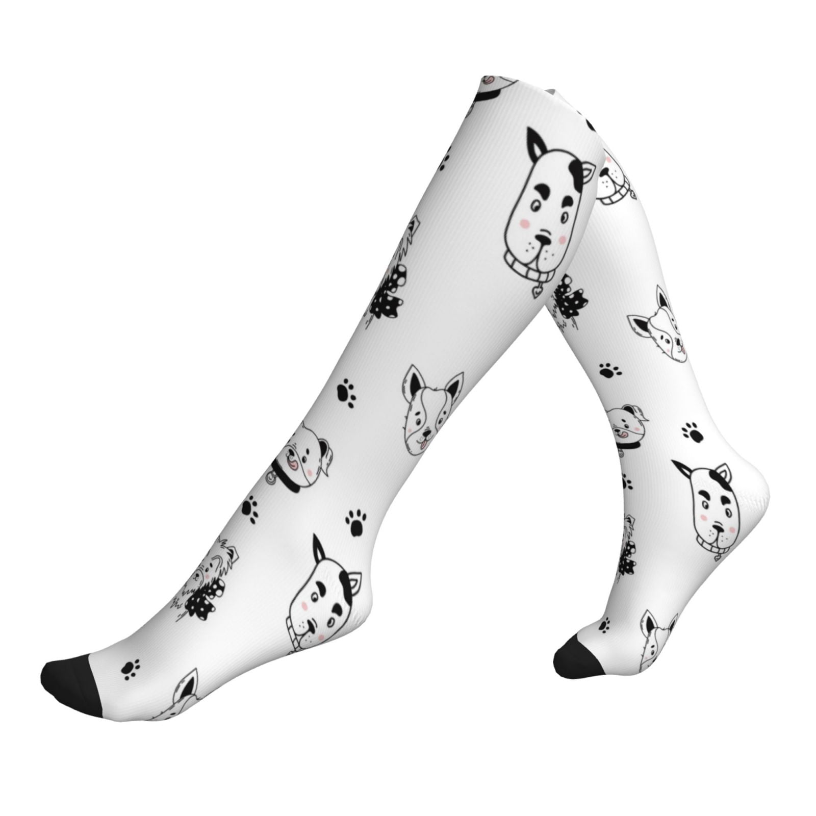Compression Socks For Women And Men - Cute Dog Puppy Happy Compression ...